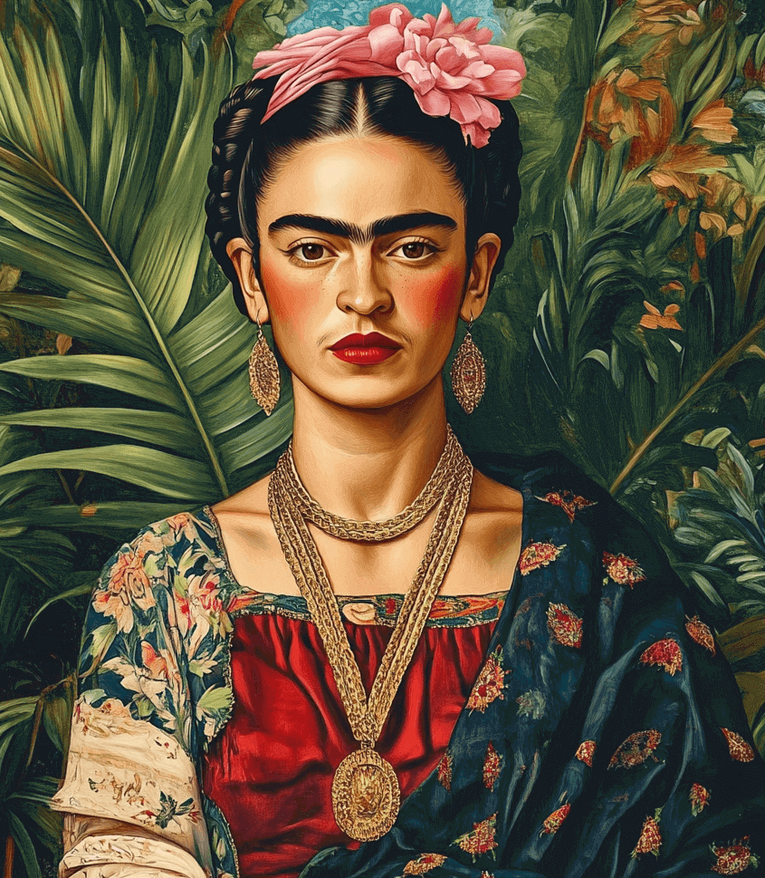 Portrait de l'artiste: Frida Kahlo - KunstLoft